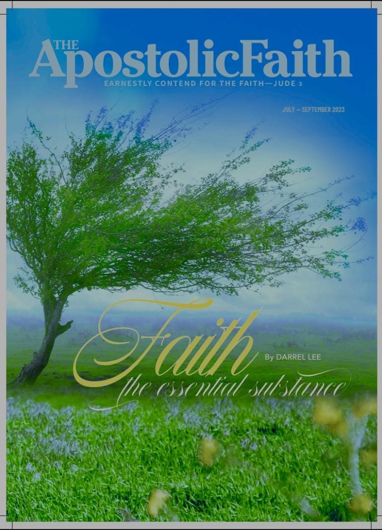 July 2023 - Apostolic Faith Mission, UK